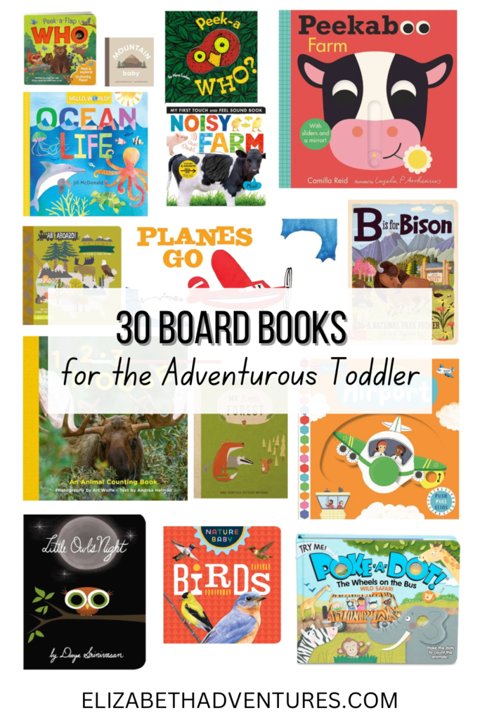 30 Exciting Board Books for the Adventurous Toddler | Elizabeth Adventures